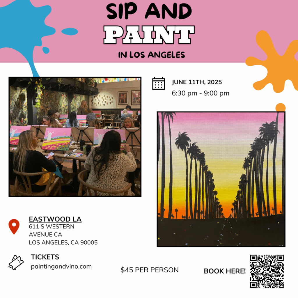 In-Person Paint and Sip Events - Painting and Vino